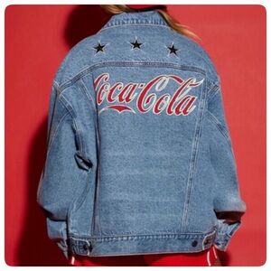 Coca Cola | Jackets & Coats | Nwt Embroidered Coca Cola Denim Jacket ...